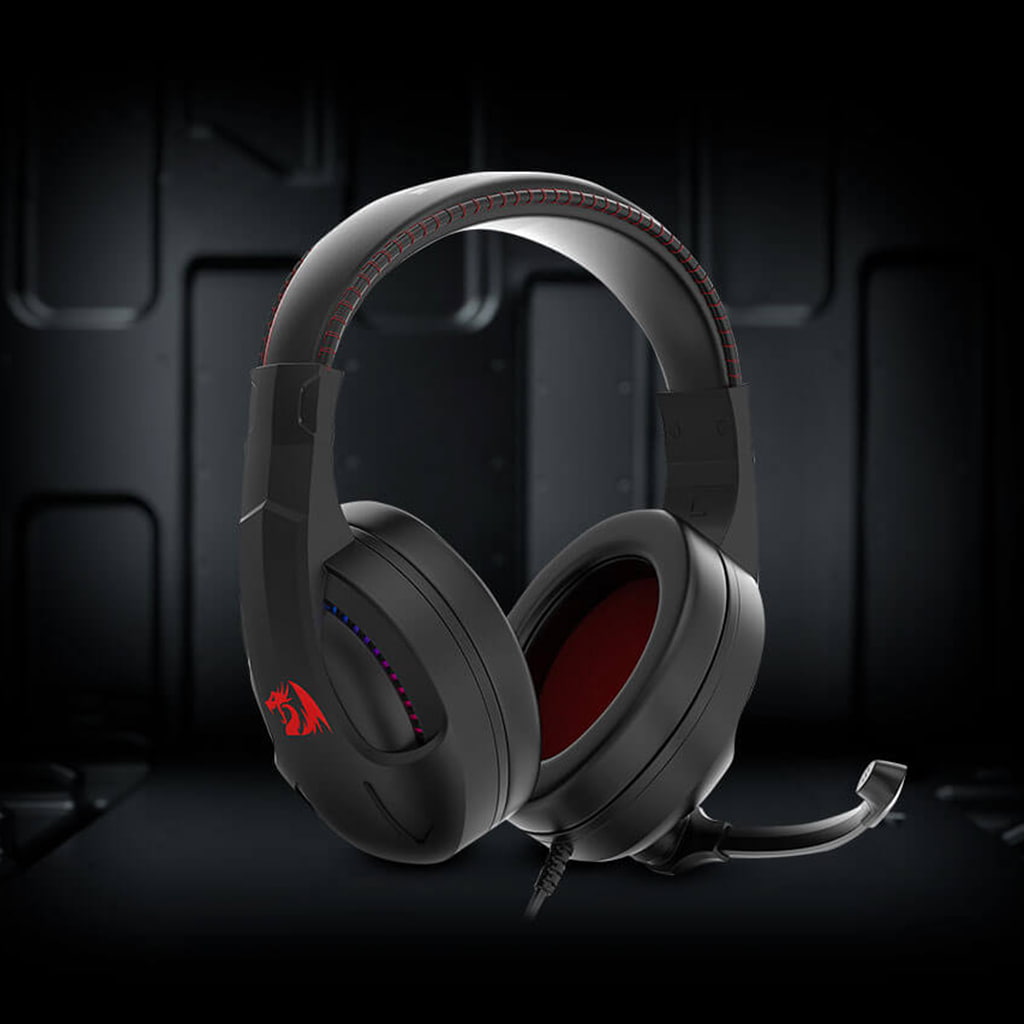 Redragon H211 Cronus Black Wired RGB Gaming Headset – Redragon Pakistan