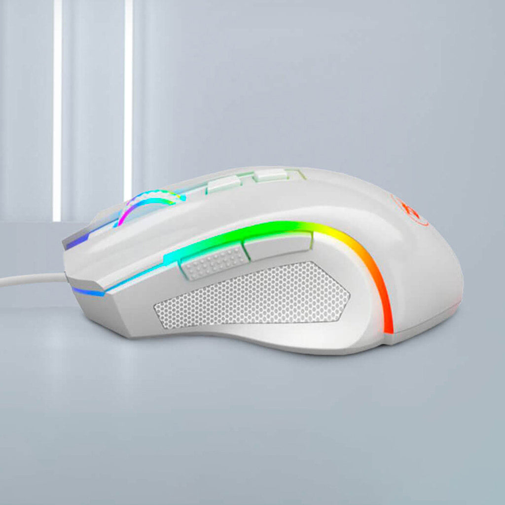 Redragon M607 White Griffin 7200 DPI Gaming Mouse – Redragon Pakistan