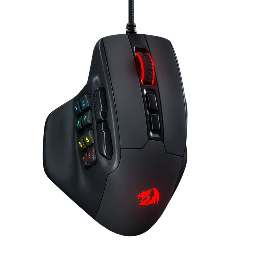 Redragon M811 Aatrox MMO 12400 DPI RGB Gaming Mouse – Redragon Pakistan