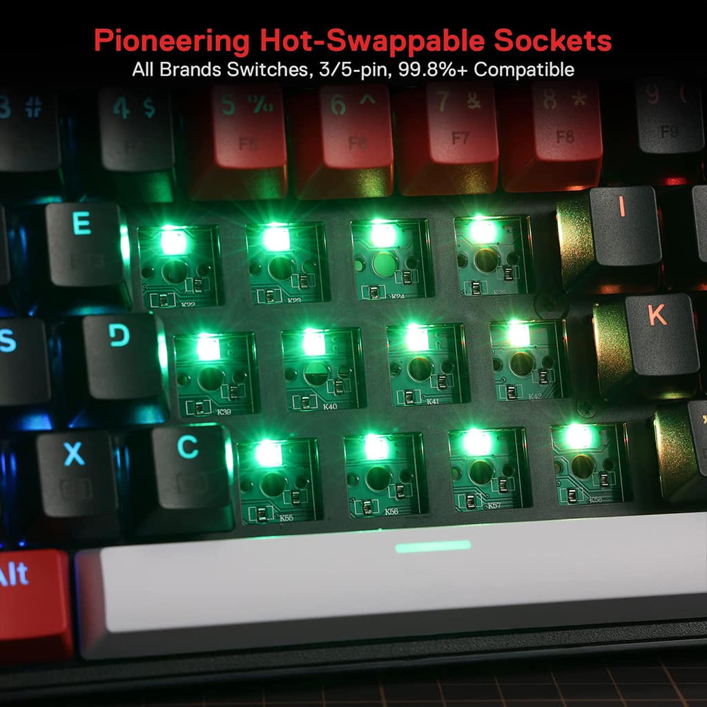 Redragon Pollux K628 PRO Wireless RGB Gaming Keyboard – Redragon Pakistan